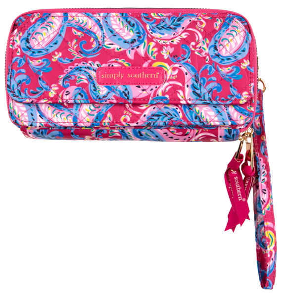 Paisley Quilted Simply Southern Phone Wallet – PB&J Archdale